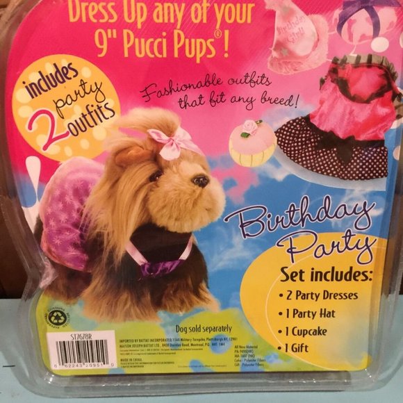 Pucci Pups | Toys | Pucci Pups Birthday Party Outfits Clothes | Poshmark
